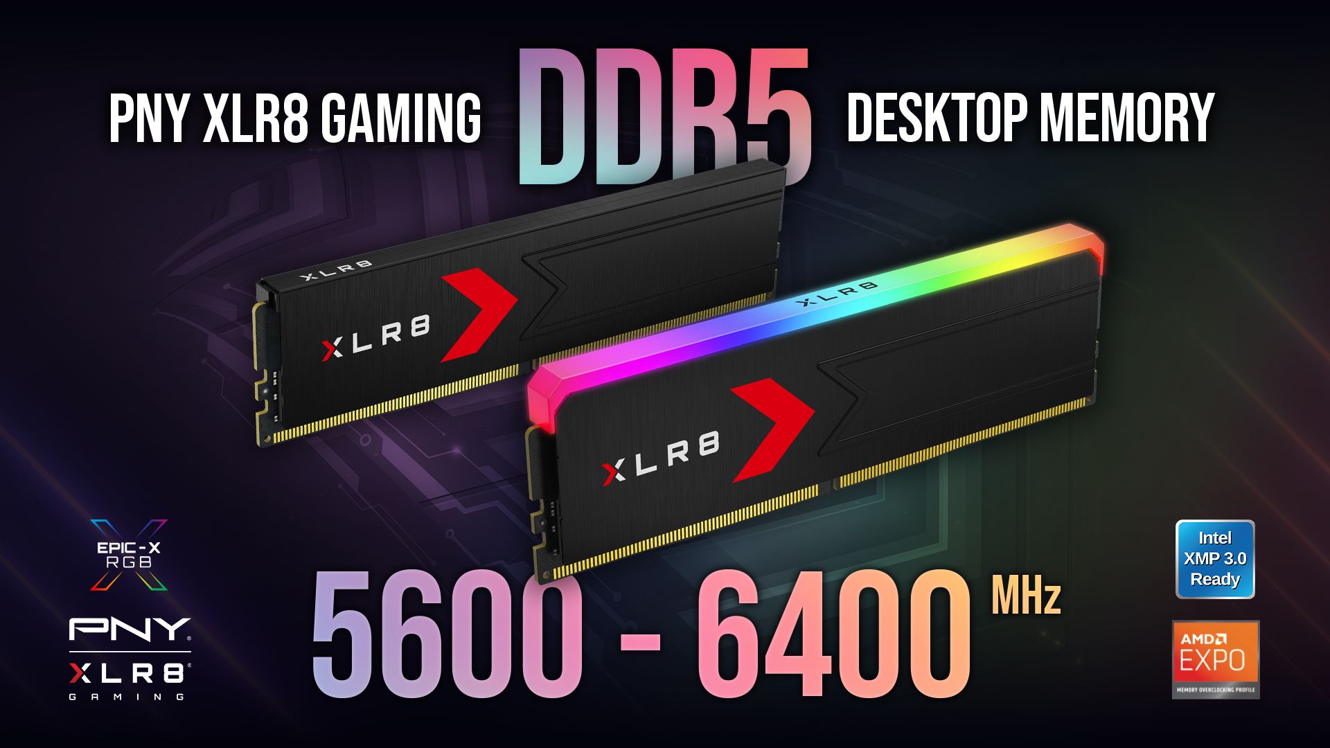 PNY Unveils New XLR8 Gaming DDR5 Desktop Memory with Optional EPIC-X RGB™ Illumination and Dual ...
